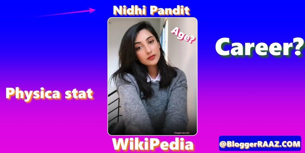 Nidhi Pandit (Instagram Star) - Full & Best Wikipedia Of Social Media Star